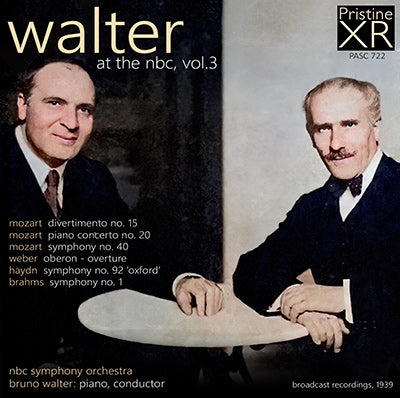 BRUNO WALTER at the NBC, Vol. 3 – Pristine Classical