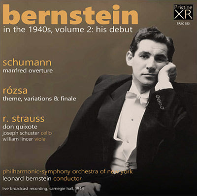 BERNSTEIN in the 1940s Volume 2: His Debut (1943) - PASC533 – Pristine ...